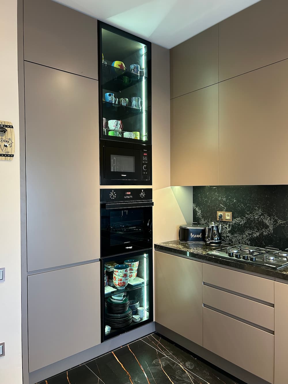 Baku City Residence Layihəsi | Mətbəx mebeli | Lux Concept